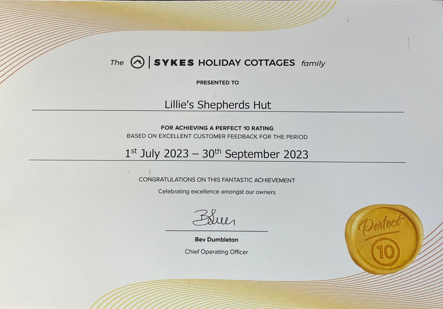 Shepherds Lodge – Take a break in one of our luxurious Shepherd Huts